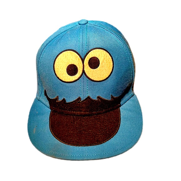 Sesame Street | Accessories | Vintage Wool Cookie Monster Wool Snapback ...